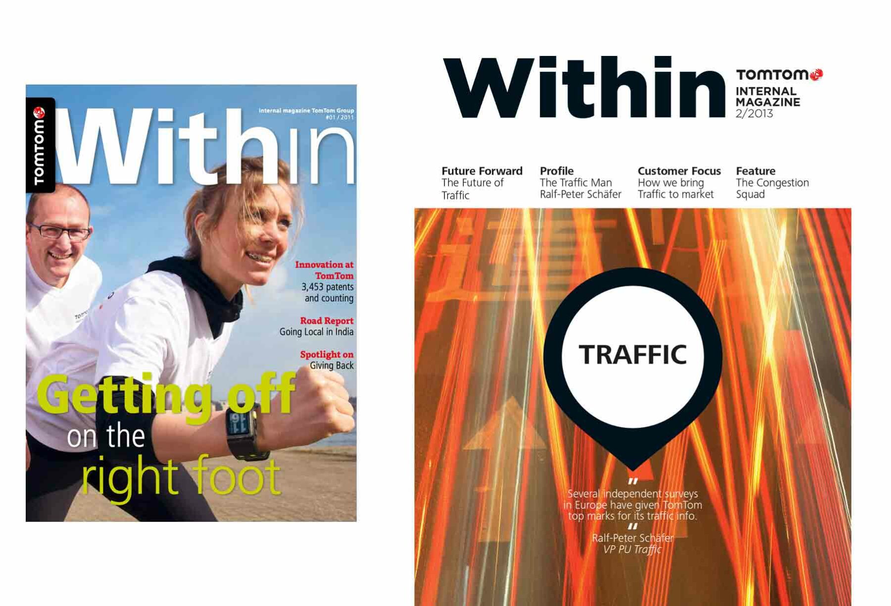 TomTom Magazine design/creative direction - Supercreative.Amsterdam